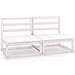 VIDAXL - Divano da Giardino a 2 Posti in Massello di Pino Bianco - ePRICE