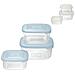 TONTARELLI - Contenitore Quadro Set 'frigo Box' - Coperchio Acqua ...
