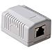 ACT - Surface Mounted Box Shielded 1 Ports Cat6a. Type: Cat6a Wall Mountbox C6a 1p Shielded ...