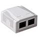 ACT - Surface Mounted Box Unshielded 2 Ports Cat5e. Type: Cat5e Wall ...