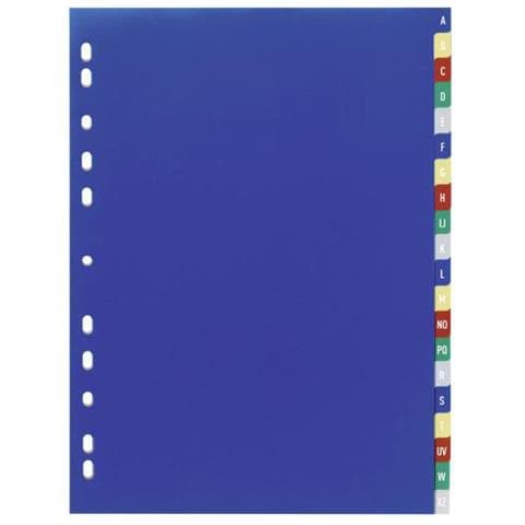 DURABLE - Register Pp Mit Farbigen Taben 20 Blatt Geprgt A-z 20 St ...