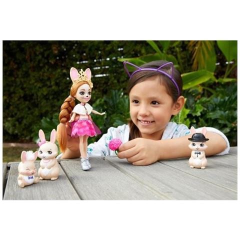 ENCHANTIMALS - Bambola Brystal Rabbit 15 Cm E Lapereaux - ePRICE