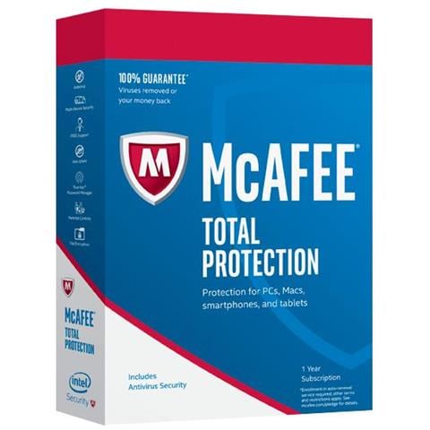 MCAFEE - Total Protection 2018 5D 1Y 5utente (i) 1anno / i Tedesca - ePRICE
