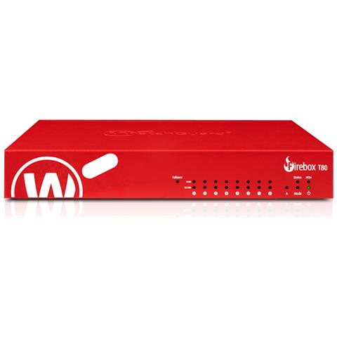 WATCHGUARD - Firebox T80 firewall (hardware) 631 Mbit /s - ePRICE