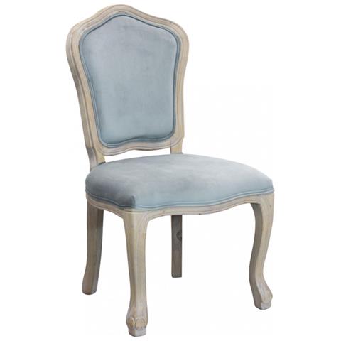 COSMA - Set Di 2 Sedie Charlene In Velluto Grigio - ePRICE