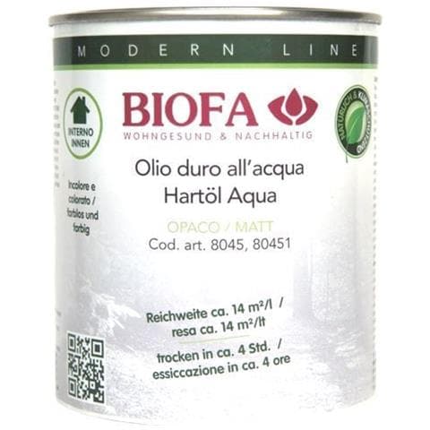 BIOFA - 8045 Opaco Trox 3 2,5 L- Olio A Base Acqua Per Mobili E Parquet - ePRICE