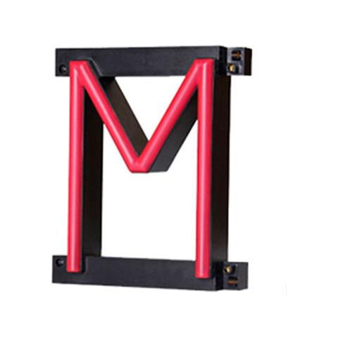 Greenice - Lettera Led Neon M larghezza 123mm altezza 161mm profondità ...