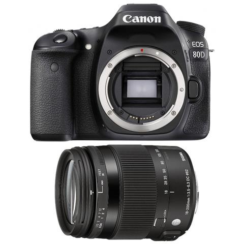 CANON - Eos 80D + 18-200 Os Hsm Contemporanea - ePRICE
