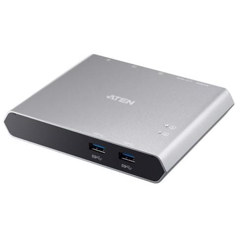 ATEN - Aten Switch Dock Usb-c Gen 1 A 2 Porte Con Pass-through Dell ...