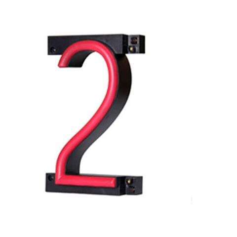 Greenice - Numero Led Neon 2 larghezza 84mm altezza 161mm profondità ...