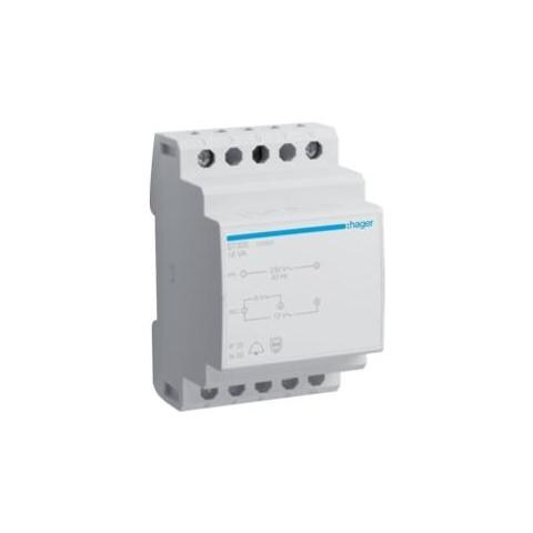 HAGER - St305 - Trasformatore Di Sicurezza Per Campanelli Suono 230v - 8 - 12v 16va 3m - ePRICE