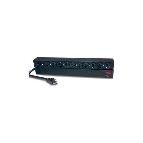 APC - Rack PDU, Basic, 1U, 20A, 120V, Nero, 120V, 50/60 Hz, 120V, NEMA 5-20P, 10x NEMA 5-20R ...