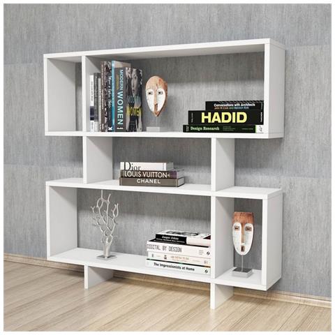 Homemania - Libreria Hera Scaffale, Mobile, con Ripiani, da Salotto ...