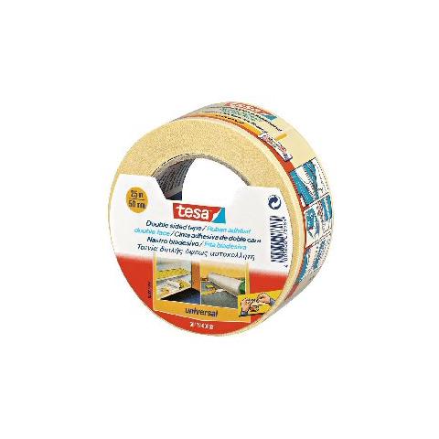 TESA - confezione da 6 pezzi - nastro biadesivo 25mtx50mm taglio ...