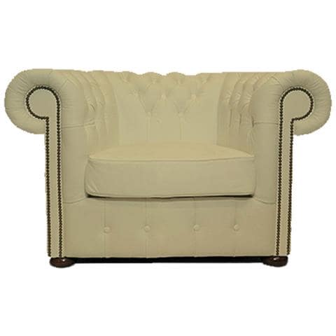 Chesterfield - Poltrona Chesterfield Class Pelle | Vaniglia | 12 Anni Di Garanzia - ePRICE
