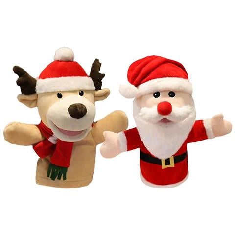 HTN - Plush Babbo Natale Elk Snowman Puppet Pimbod - ePRICE