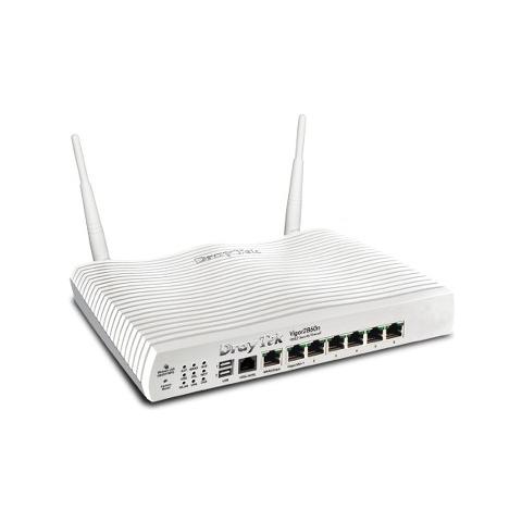 DRAYTEK - Vigor 2860n, 104-bit WEP, WPA, WPA2, IEEE 802.11n, Gigabit ...