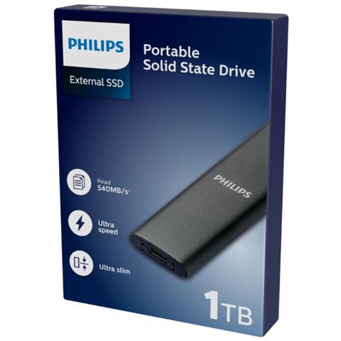 PHILIPS - SSD Esterno 1 TB Interfaccia Sata Usb C - ePRICE