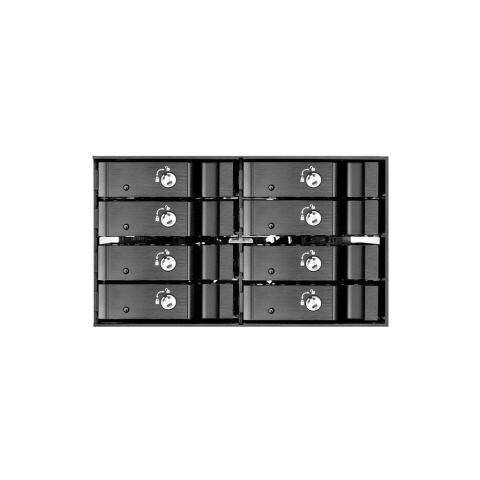 SILVERSTONE - SST-FS208B BackPlane HD 8x 2.5 pollici SATA / SAS - Nero ...