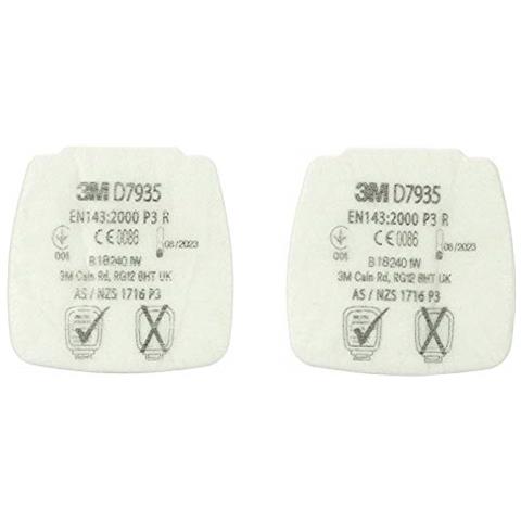 3M - Filtro Antiparticolato 3m Secureclick Inserto D7935 D7935 4st R P3 ...