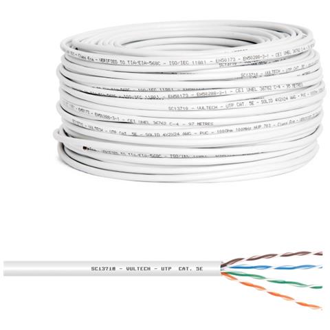 Vultech - Matassa Lan 100m Cat. 5E UTP 24AWG CU CPR PASS - ePRICE