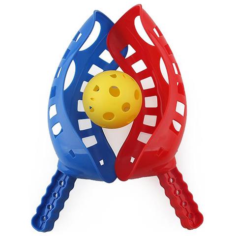 HTN - 2 Set Scoop Ball Launch Catch Balls Pop Launcher Tash Set Per O ...