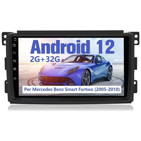 AWESAFE - Autoradio Per Mercedes Benz Smart Fortwo 451 (2005-2010) Android 12 Car Radio Con ...