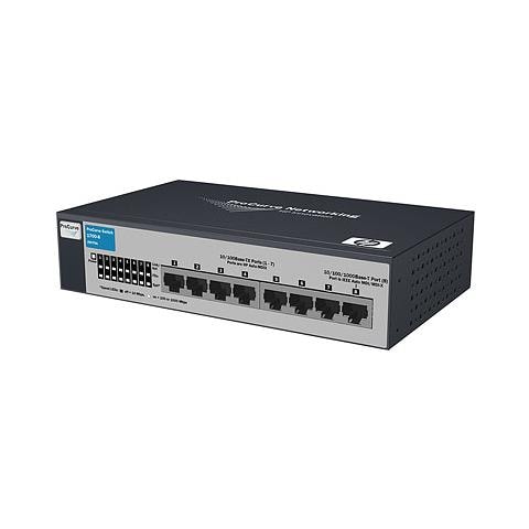 HPE - Ethernet Switch HP ProCurve 1700-8 7 Porte - 8 x RJ-45 - 10/100 ...