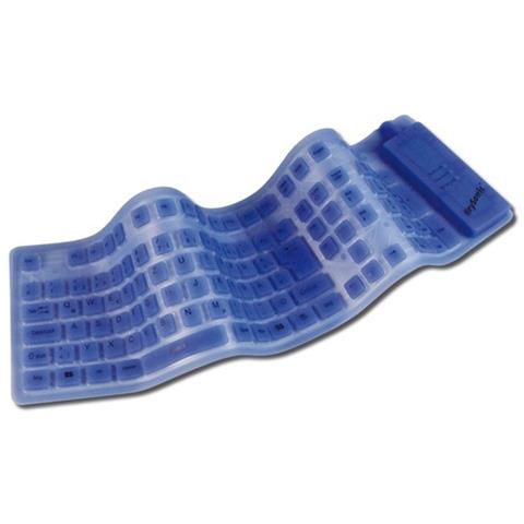 Keysonic - Tastiera PC Connessione USB Layout Tedesco Blu 12259 - ePRICE