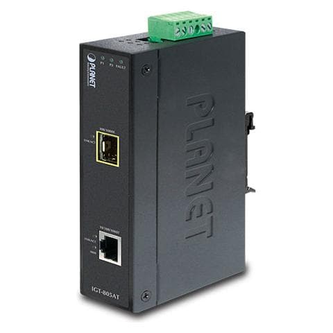 PLANET - IGT-805AT, 1000Base-BX, 1000Base-LX, 1000Base-SX, Cablato, SFP ...