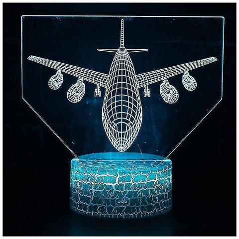 HTN - Lampada Illusione 3d 7 Colori Modifica Ottica Tocco Light Usb E ...