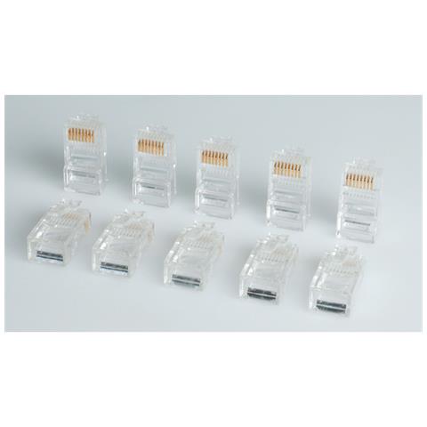 Roline - Cat. 5e Modular Plug, 8p8c, unshielded, for Stranded Wire 10 ...
