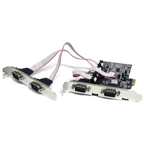 STARTECH.COM - Scheda seriale PCI Express nativa a 4 porte RS-232 con 16550 UART - ePRICE