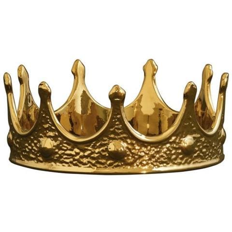SELETTI - La Mia Corona In Porcellana Limited Gold Edition Ø Cm. 18,5 H ...