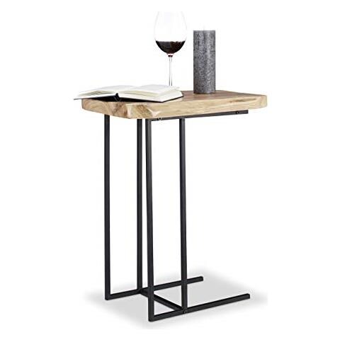 RELAXDAYS - Tavolino Da Divano Legno Tavolo Basso Rustico Decorativo ...