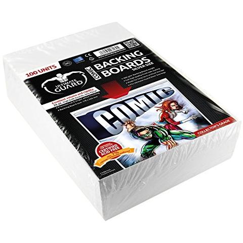 ULTIMATE GUARD - Comic Backing Boards Silver Size (100) - ePRICE