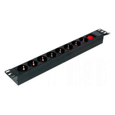 PHASAK - 8 Sockets 1u Rack With Switch - ePRICE