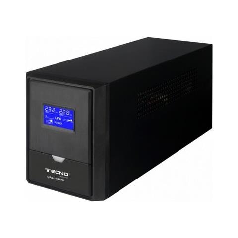Tecno - UPS TC-1200VA-LCD Interattiva 1.2 kVA 50 W 3 Presa (e) AC - ePRICE