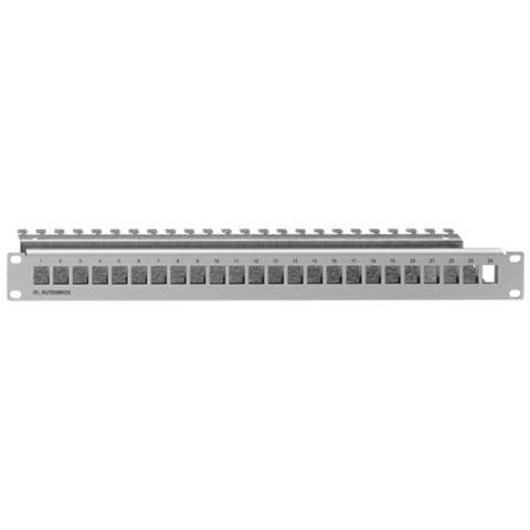 RUTENBECK - PP-UM A-24/1, IEEE 802.3at, Cat6A, Grigio, Polibutilene ...