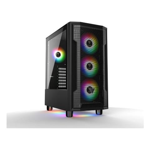 GAMDIAS - Case ATHENA M6 LITE Midi Tower ATX, micro ATX, mini ITX Porta ...