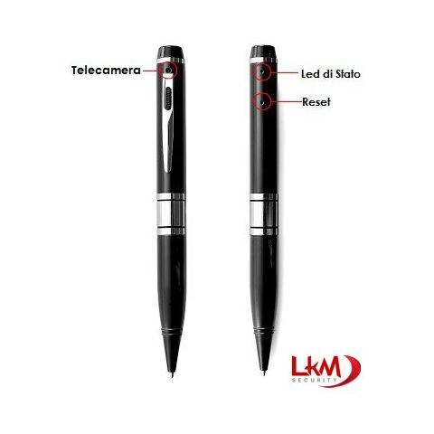LKM Security - Penna Spia In Hd Con Telecamera Nascosta Alta Qualità ...