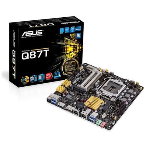 ASUS - Scheda Madre Q87T socket LGA 1150 chipset Intel Q87 Mini-ITX ...