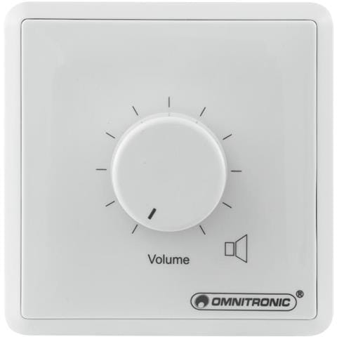 OMNITRONIC - Pa Volume Controller, 10 W Mono Wh - ePRICE