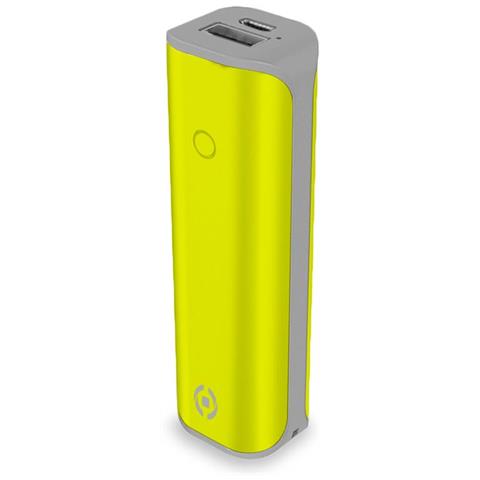 CELLY - Power Bank Daily da 2200 mAh 1 x USB Colore Verde Lime - ePRICE