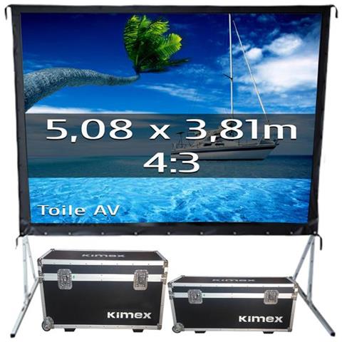 KIMEX - 046-1009k Schermo Portatile Con Cornice Ripiegabile 5,08 X 3,81 ...