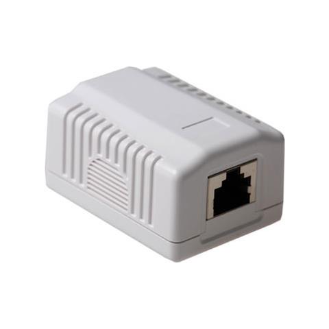 ACT - Surface Mounted Box Shielded 1 Ports Cat6a. Type: Cat6a Wall ...