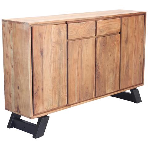 MILANI HOME - Sam - Madia In Legno Massiccio - ePRICE