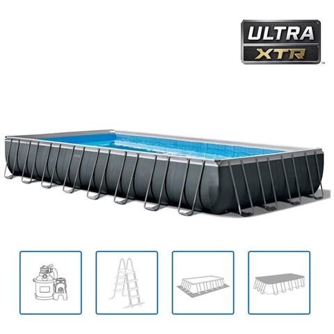 INTEX - Set Piscina Ultra XTR Frame Rettangolare 975x488x132 cm - ePRICE
