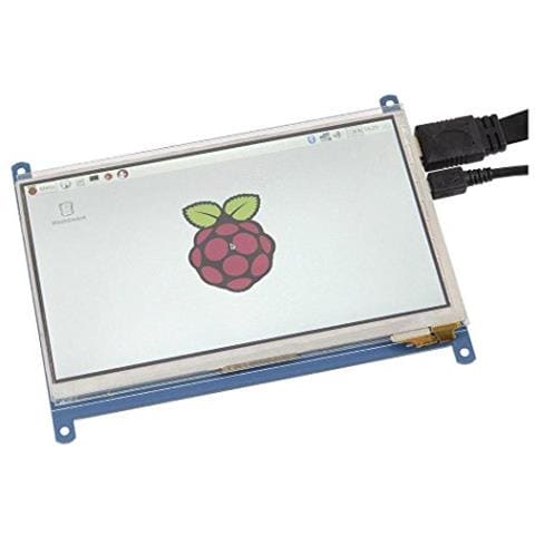 JOYiT - Raspberry Pi 3 Display 7 "" (17,8 Centimetri) Tocco Schermo Ips ...