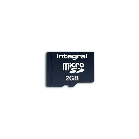 INTEGRAL - 2GB MicroSD + SD Adapter, MicroSD, 0 - 60 °C, Nero, 2.7 - 3.6 - ePRICE